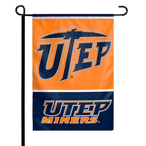Wincraft Utep Miners 12 X 18 Double Sided Garden Flag