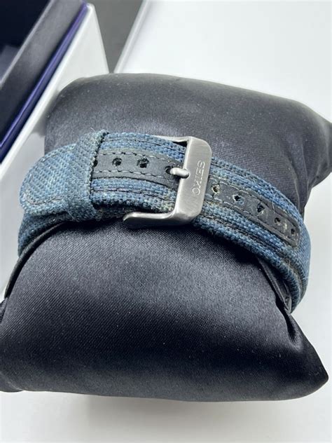 Seiko Blue Alpinist Compass Fieldmaster 4r35 02n0 S Gem