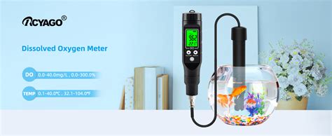 Rcyago Dissolved Oxygen Meter With Electrode Filling Fluid And