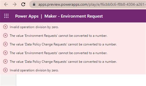 Coe Starter Kit Bug Receiving Errors On The Maker Environment Request App · Issue 4555