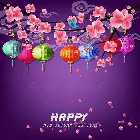 행복 한 중순 가을 축제 중국 배경입니다 가을 중순 달 Png 일러스트 및 벡터 에 대한 무료 다운로드 Pngtree