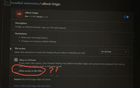 Allow Access To File Urls Rublockorigin