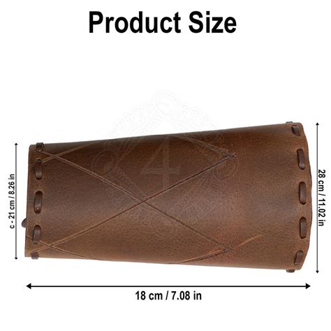 Woodsman Leather Bracers Handmade For Your Perfect Larp And Cosplay