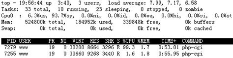 解决 Php Fpm Php Cgi占用cpu过高 老钟博客