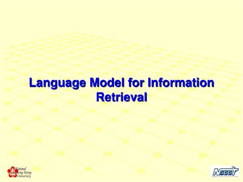 ppt minimum rank error training for language modeling powerpoint