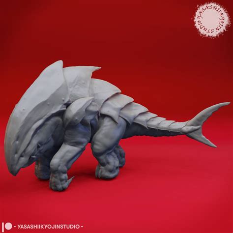 Bulette Miniature Fearsome Land Shark For Your Table Games Roll 4 Shenanigans