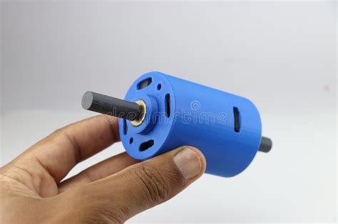 3d printed object or fully working double shaft dc motor made using 3d