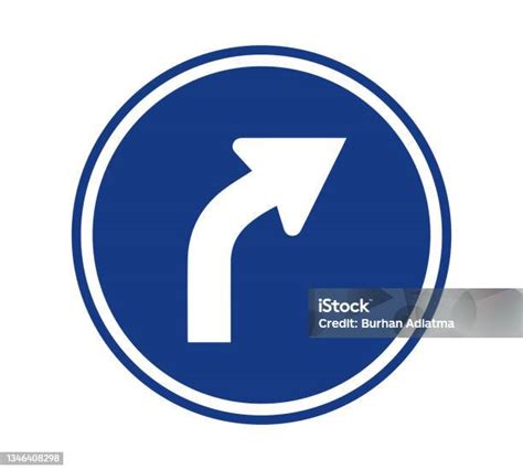 미리 트래픽 표지판 벡터 일러스트레이션 디자인 편집 가능한 Res 가능 Eps 10을 우회전 0명에 대한 스톡 벡터 아트 및 기타 이미지 Istock