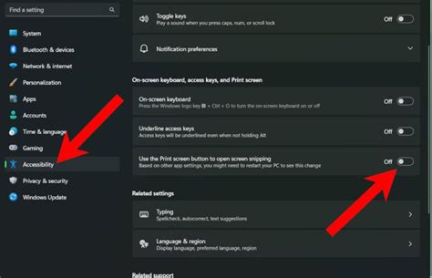 How To Set The Print Screen Button To Open The Snipping Tool In Windows Make Tech Easier
