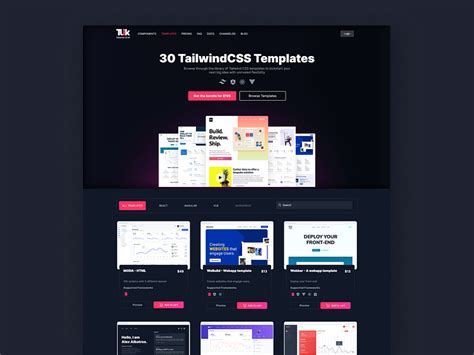 Tailwind Ui Kit Tailwind Css Components And Templates By Rafay Syed For