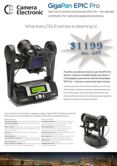 Gigapan Camera Electronic