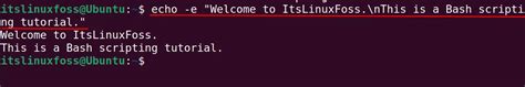 Echo Newline In Bash Prints Literal In Bash N Its Linux FOSS