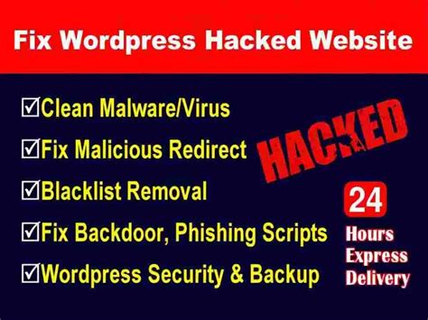 Restore The Hacked Website Remove The Malware And Ensure Security Upwork