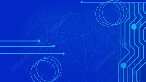 Blue Light Effect Technology Electronic Powerpoint Background For Free Download Slidesdocs