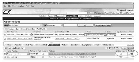 Sap Crm Territory Management Sap Abap