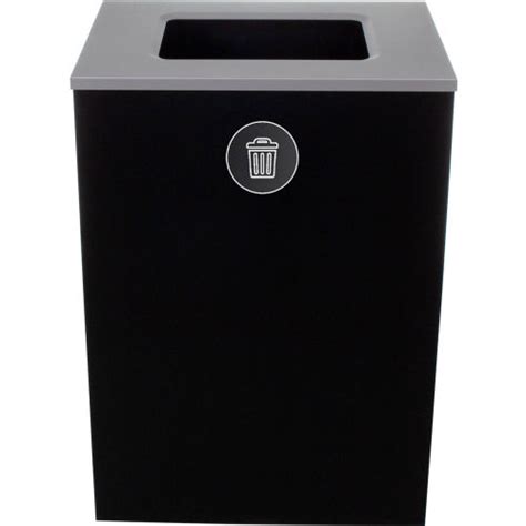 Busch Systems Spectrum Cube Xl Trash Can 32 Gallon Black Everyelements