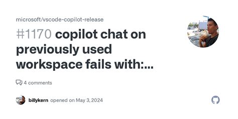 Copilot Chat On Previously Used Workspace Fails With Invalid Value Reference · Issue 1170