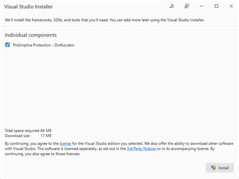 Installation Preemptive Support Center