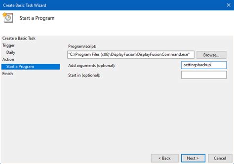 Schedule Displayfusion Settings Backups • Help Guide • Displayfusion By
