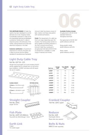 Unitrunk Cable Tray Light Medium Heavy Duty Pdf