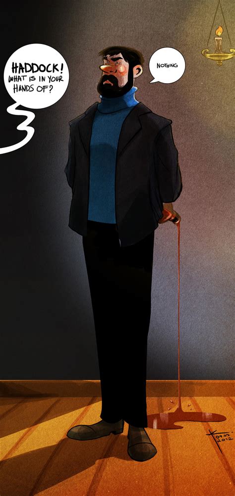 Captain Haddock By Mustafaakara On Deviantart