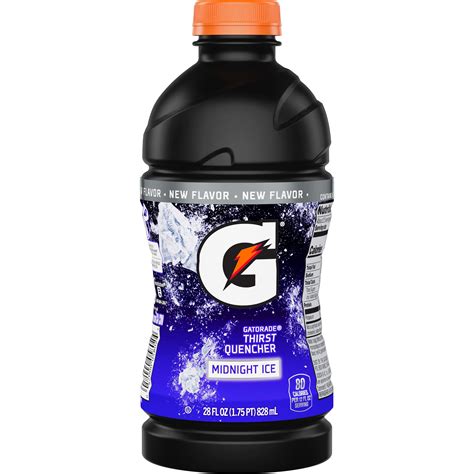 Gatorade Thirst Quencher Midnight Ice Sports Drink 28 Fl Oz Electrolyte