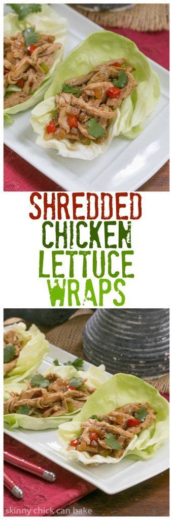 Shredded Chicken Lettuce Wraps Recipe