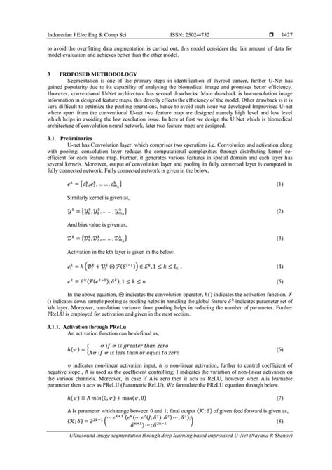 Ultrasound Image Segmentation Through Deep Learning Based Improvised U