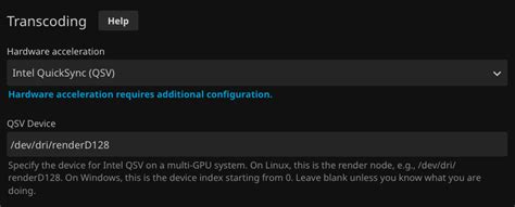 hardware transcoding in jellyfin on proxmox with intel integrated