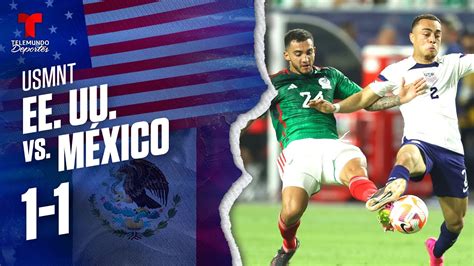 Highlights And Goals Estados Unidos Vs México 1 1 Usmnt Clásico
