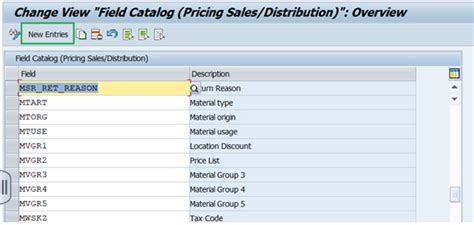 Define Pricing Condition Table Sap Community