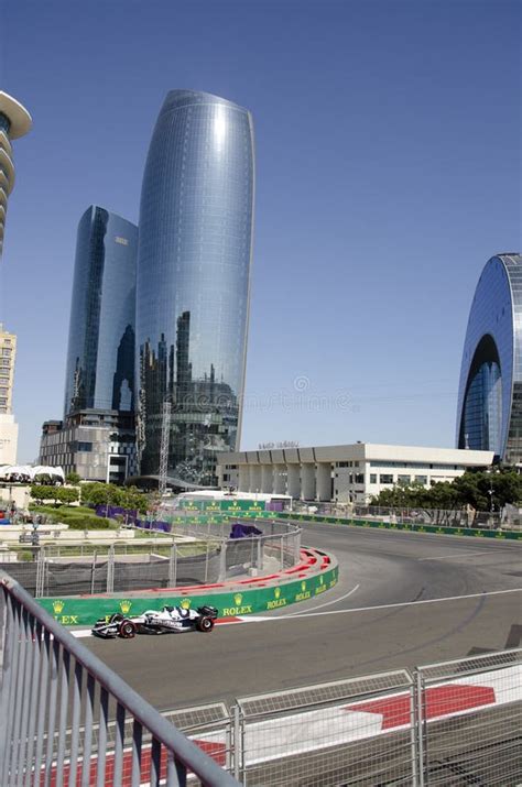 Baku City Circuit Baku Azerbaijan 10 June 2022 Race Start At