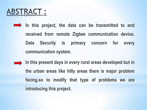 Zigbee Based Solar Light System By Using Ldr Ppt