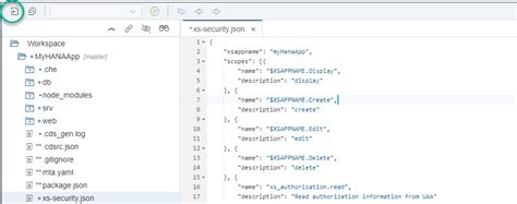 HANA Native Add User Authentication To Your Application SAP Tutorials