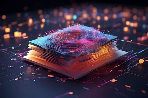 Artificial Intelligence In Document Analysis Stock Illustration Illustration Of Planner