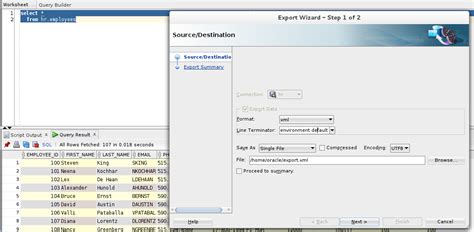 Oracle Database 8 Export Table To Xml Stack Overflow