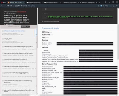 broken whoops library when developertools module is enabled · issue 30