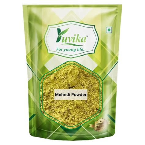 Mehndi Powder Henna Powder Yuvika Herbs Ayurveda