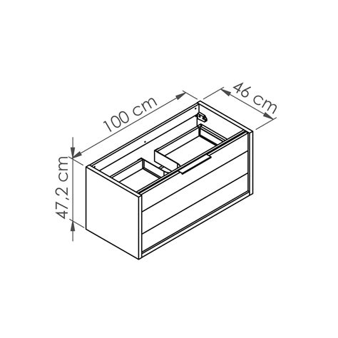 Sorento Vanity Unit 100 Cm