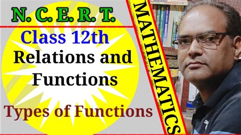 Relation And Function Class 12th Types Of Function Youtube