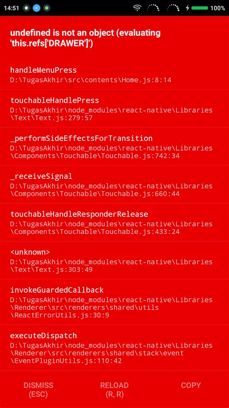 Javascript React Native Undefined Is Not An Object Evaluating This
