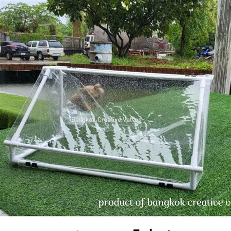 ตู้โชว์อาหาร ที่ครอบอาหาร พร้อมพลาสติกใส ประกอบง่าย เพิ่มขนาดกว้าง ยาว สูง สั่งได้ตัวเลือกเกิน