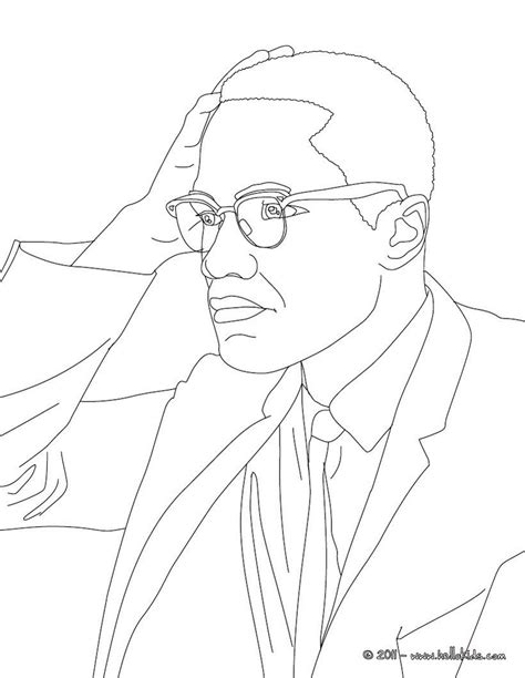 How To Draw Malcolm X Drawing Word Searches