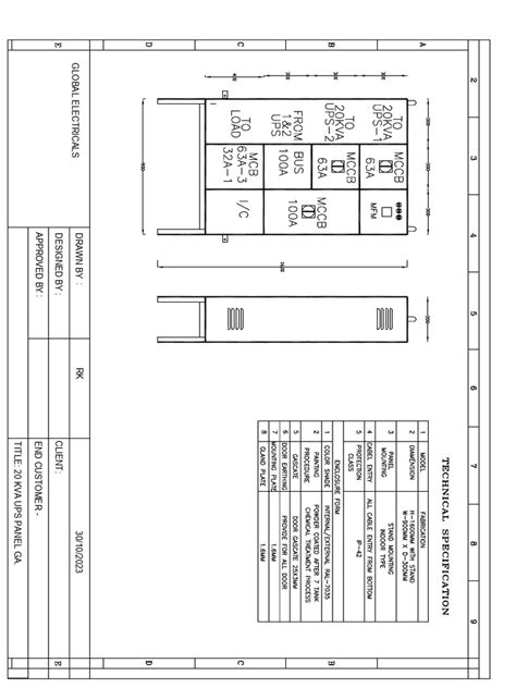 20 Kva Ups Panel Ga 2 Pdf