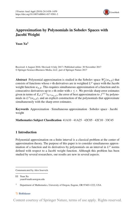 Approximation By Polynomials In Sobolev Spaces With Jacobi Weight