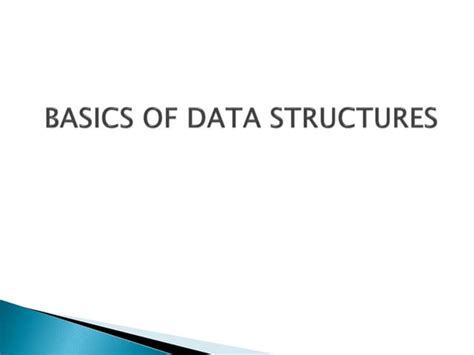 data structure introduction ppt