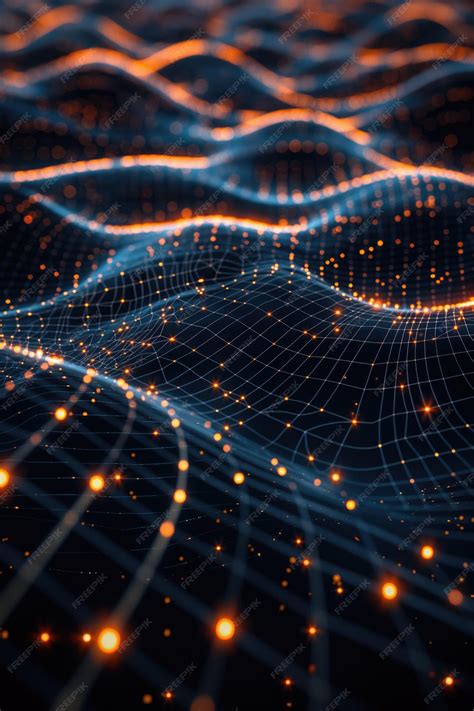 visualize a complex network of interconnected circuits and data streams