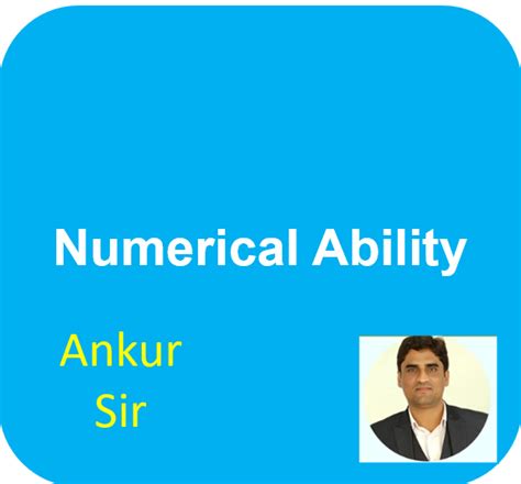 Numerical Ability