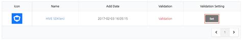 Validation Settings Developer Guides