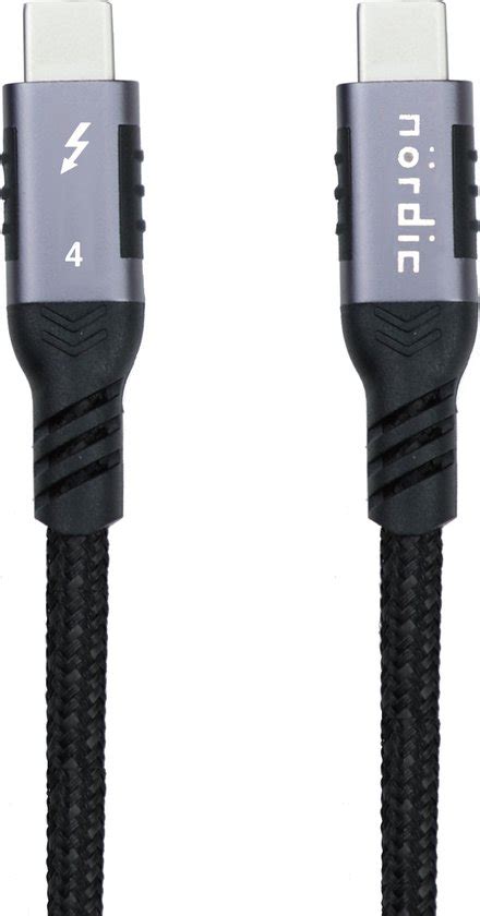 NÖrdic Tb4 201 Thunderbolt 4 Usb C Kabel Actieve Kabel 40gbps